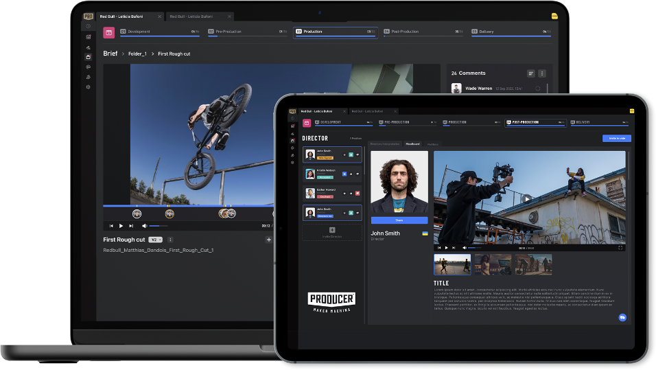 PRODUCER - The filmmakers lean mean production machine